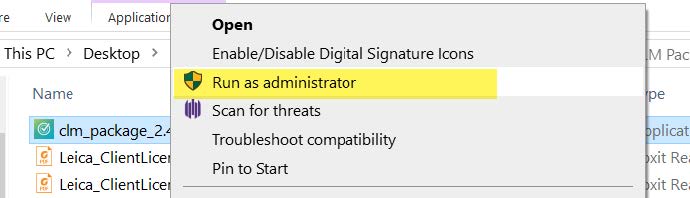 Leica CLM Installation Steps