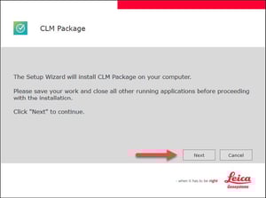 Leica CLM Installation Steps