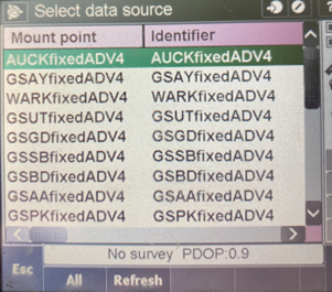 How to connect to SmartFix using network solution on the Trimble TSC3
