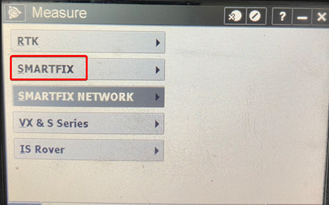 How to connect to SmartFix using single base on the Trimble TSC3